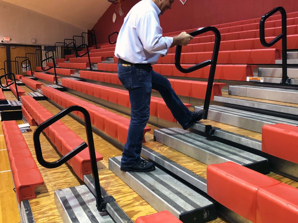 Safety in Operation: Telescopic Bleachers