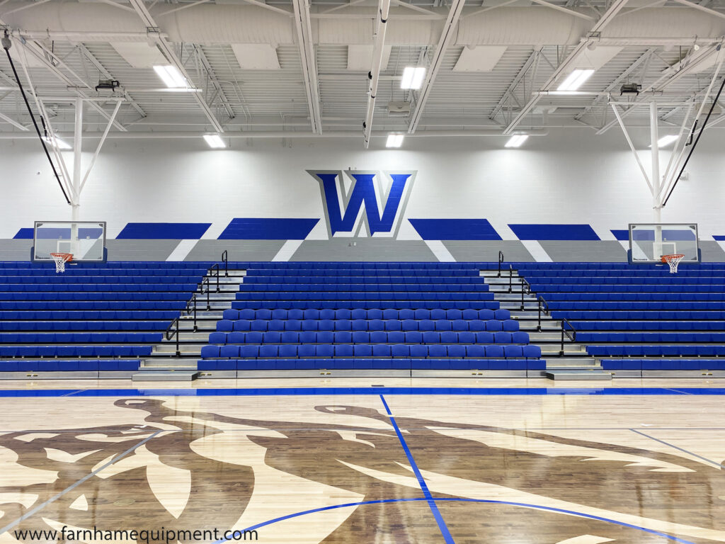 School Spirit Alive and Kicking at Warren High School's New Gymnasium