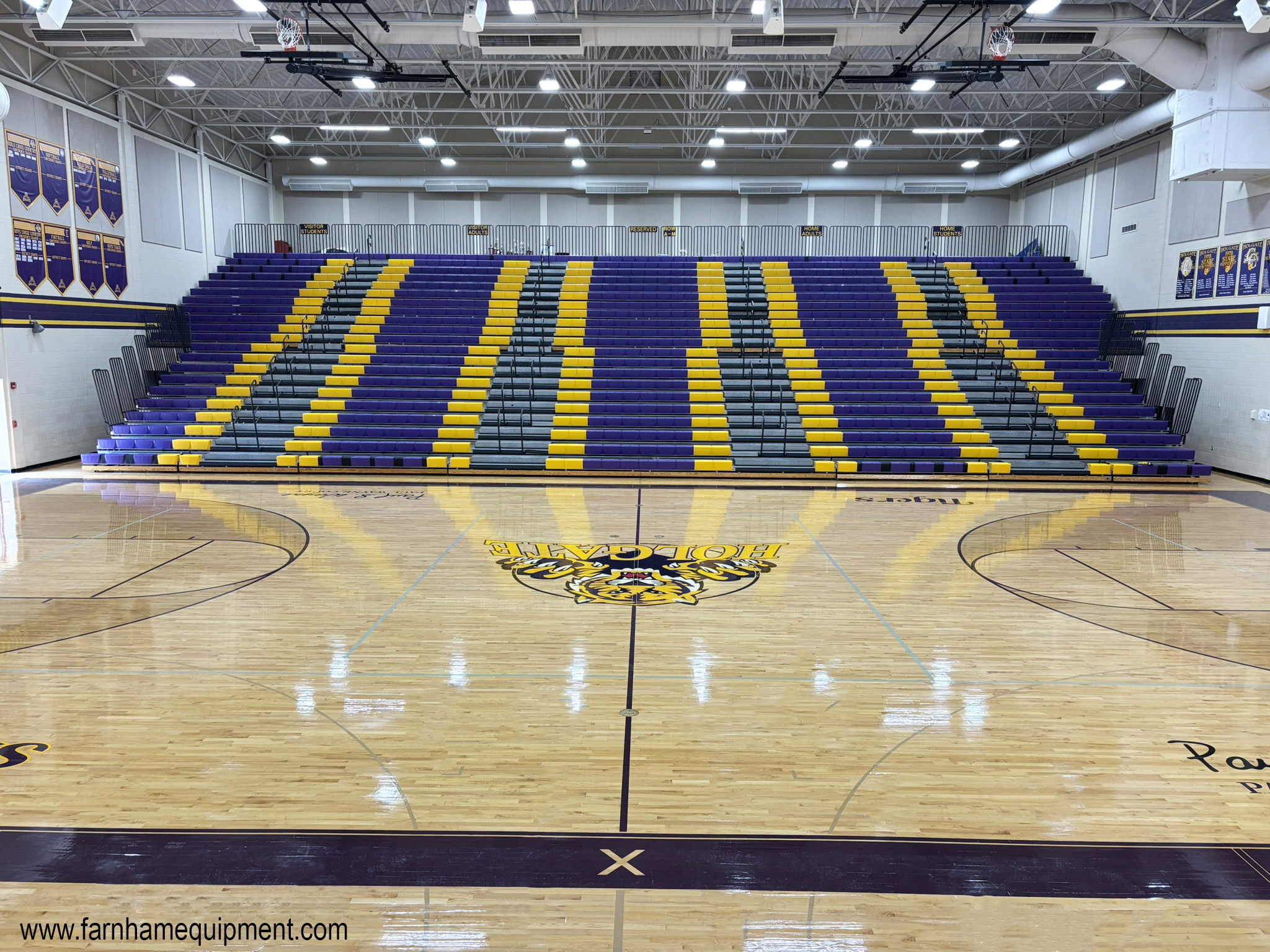 Holgate High School Delivers New Seats To Gymnasium